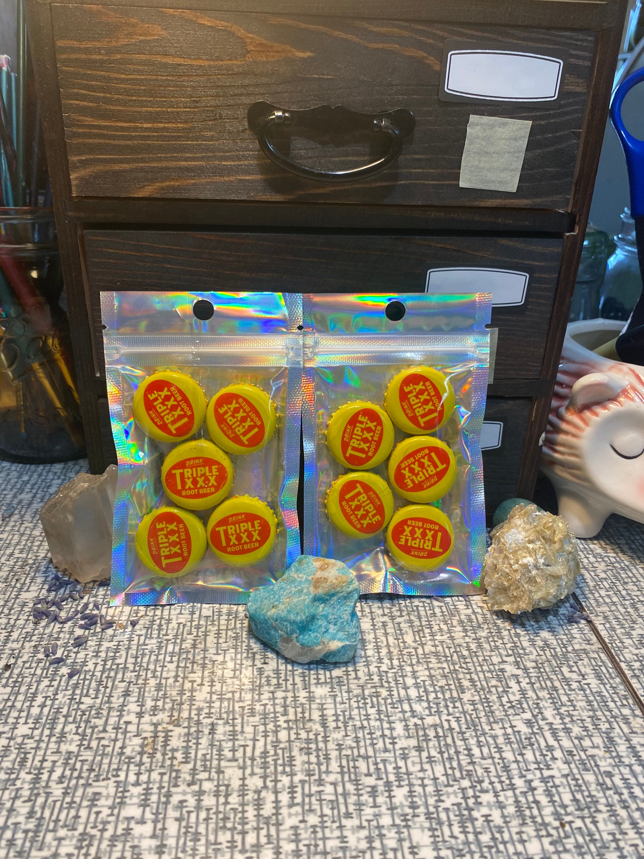 Triple X Bottle Caps - Etsy