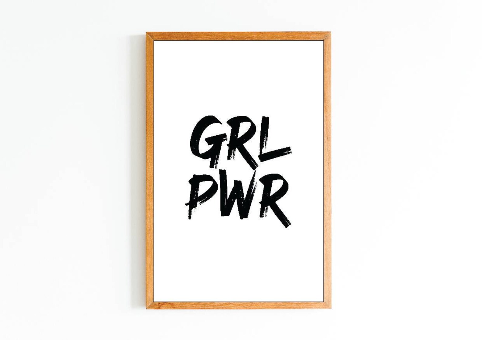 Grl Pwr Girl Power Art Print Etsy