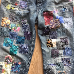 Custom Mending on Your Favourite Jeans! - Etsy