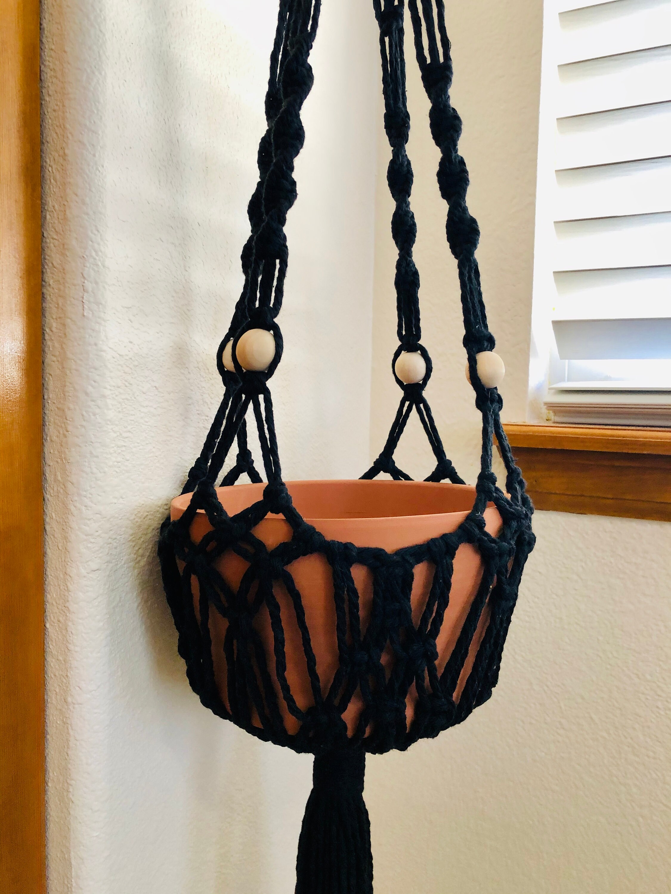 Macramé Planter - Etsy