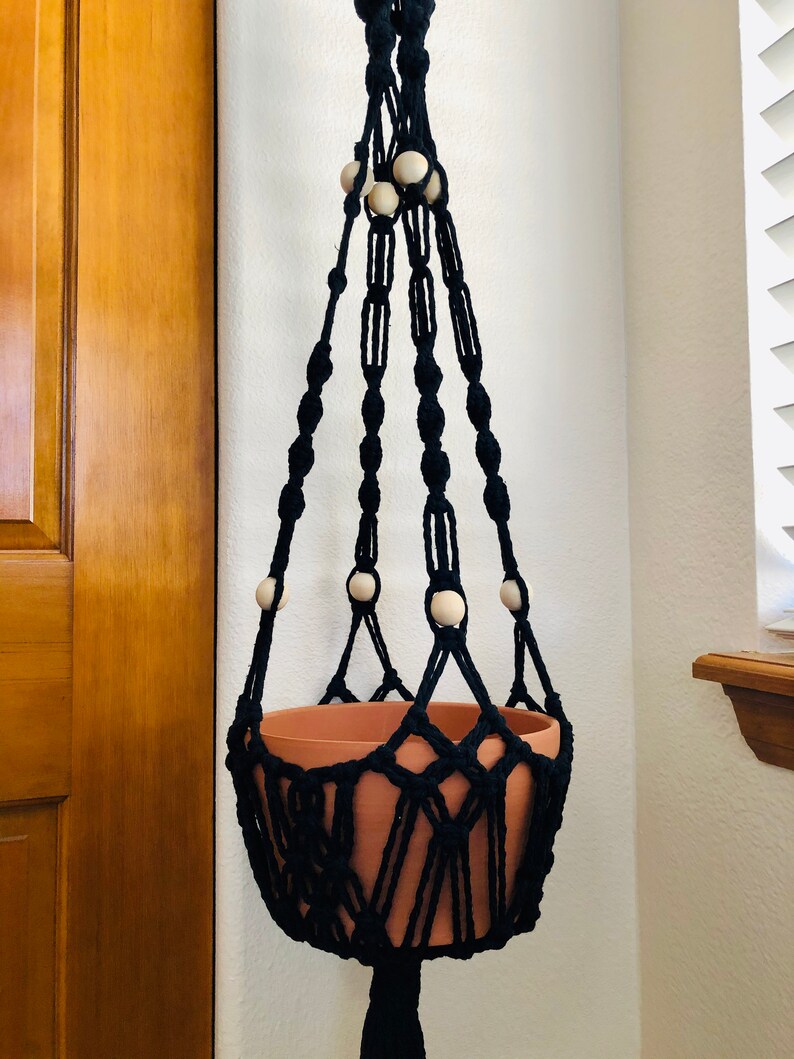 Macramé Planter - Etsy