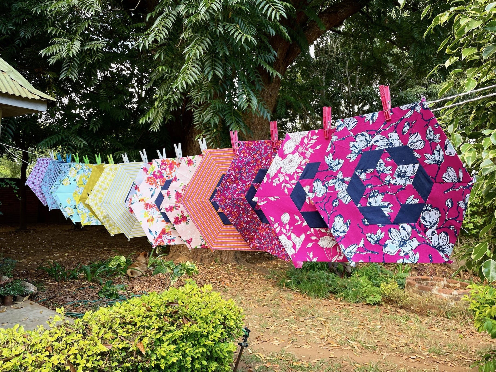 Sweet Selah Digital PDF Quilt Pattern | English Paper Piecing Hexagon Patchwork Quilt ...