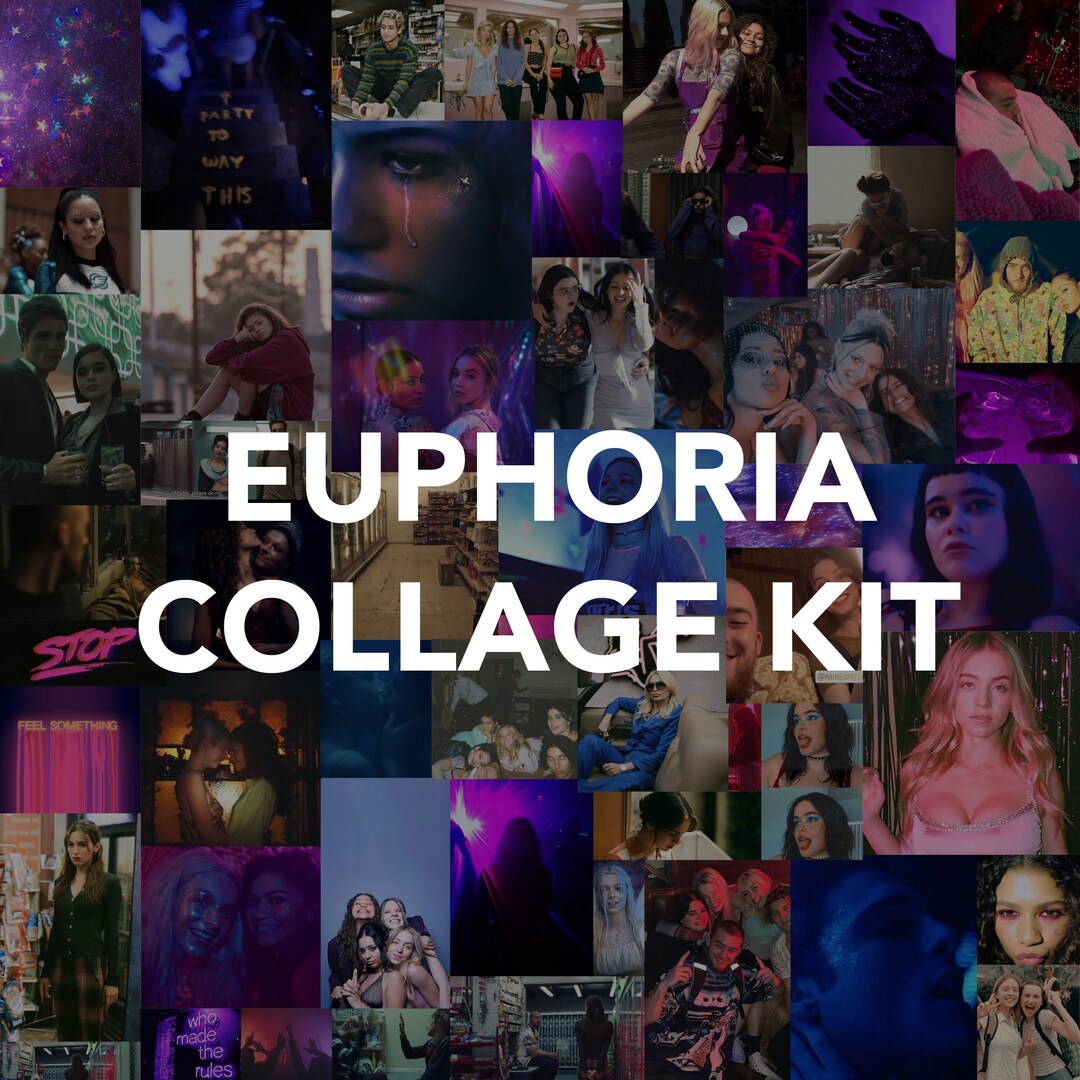 Euphoria Wall Collage Kit 454pcs Euphoria Digital Wall Art Euphoria ...