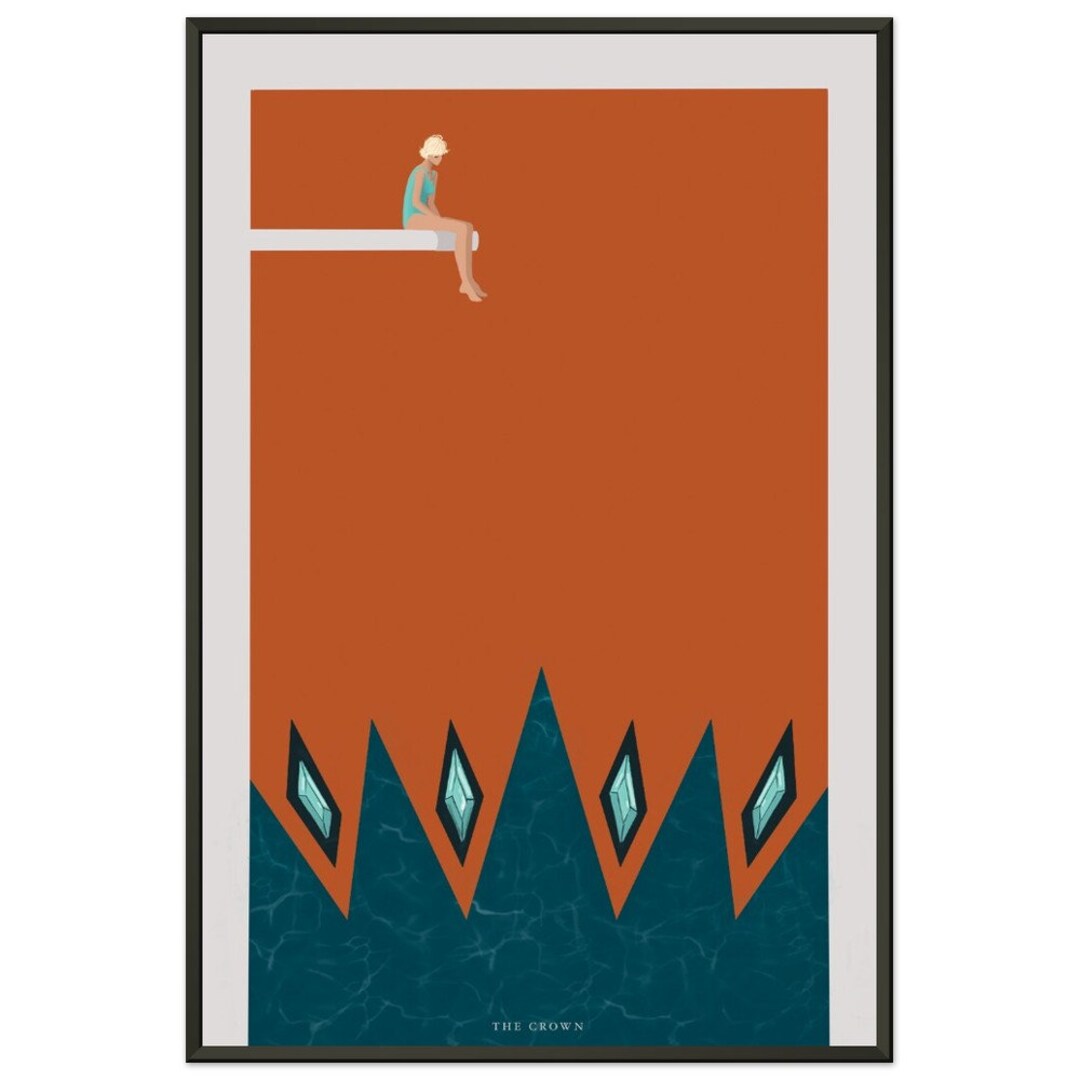 Princess Diana Crown Diving Board Movie Poster metal - Etsy