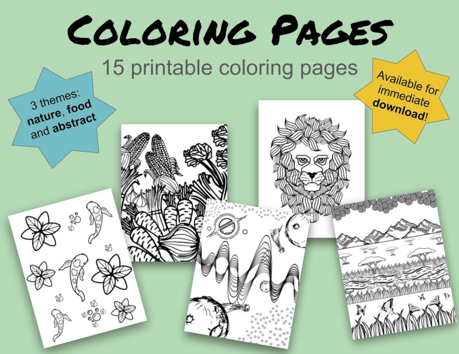 Printable Coloring Pages | Abstract Theme Coloring Pages | Kids ...