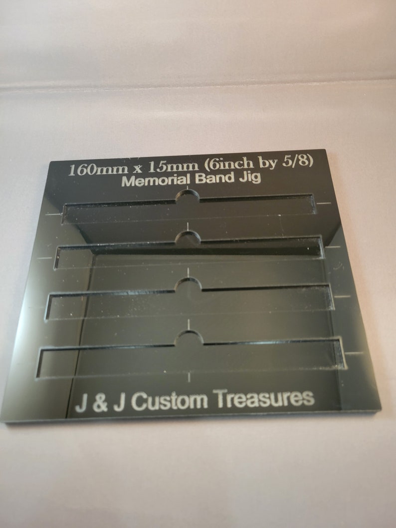 Laser Engraving Jig for Memorial Bands 6 X 5/8 Inch - Etsy