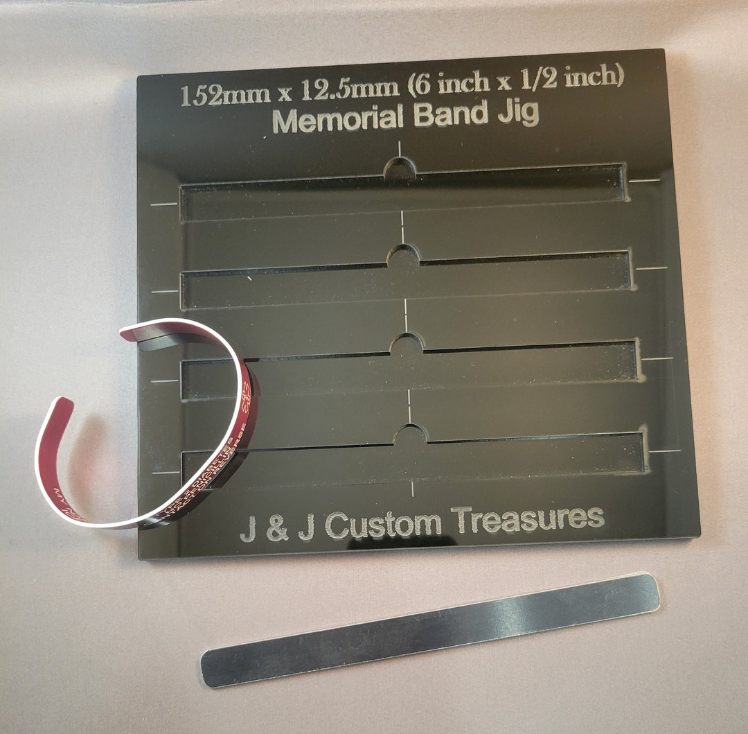 Laser Engraving Jig for 6 X 1/2 Inch Memorial Bands - Etsy