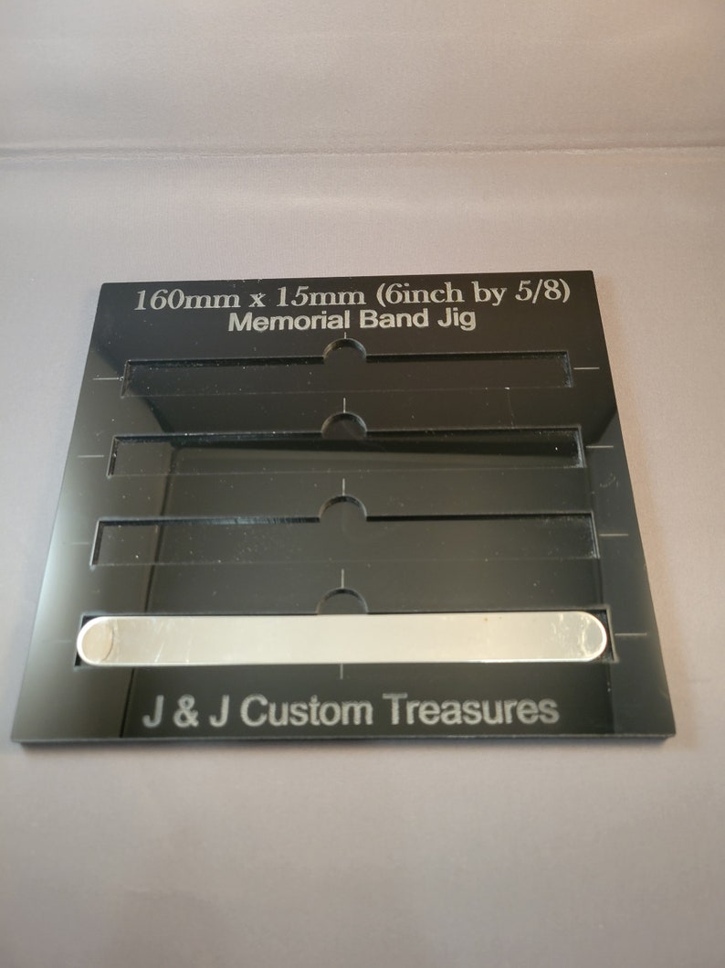 Laser Engraving Jig for Memorial Bands 6 X 5/8 Inch - Etsy