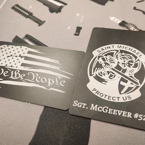Personalized Metal Miranda Rights Card for Police Officers - Thick Best ...