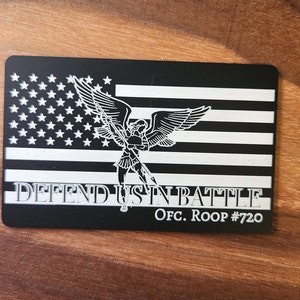 Personalized Metal Miranda Rights Card – Police Officer Gift - Etsy