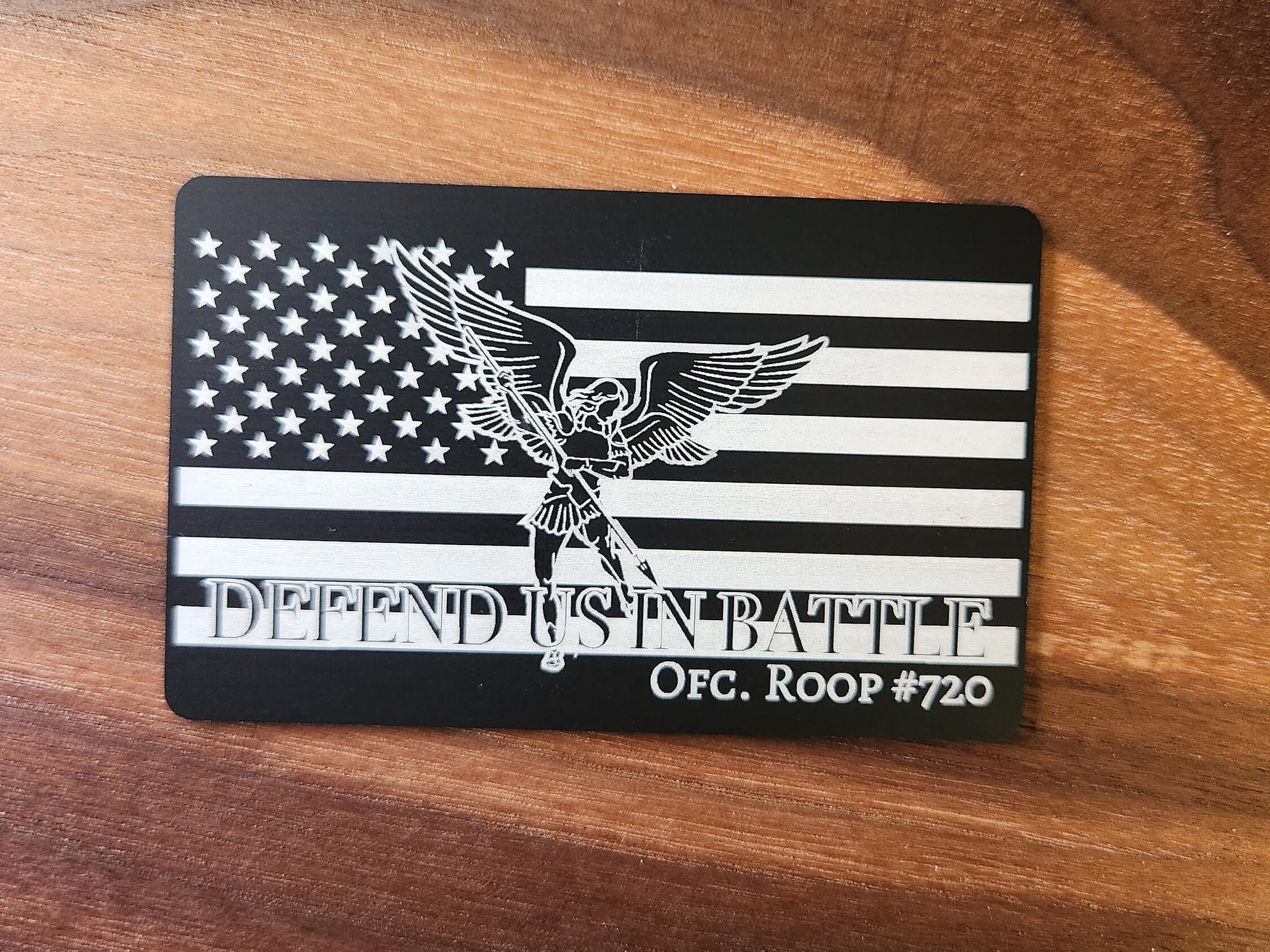 Personalized Metal Miranda Rights Card for Police Officers - Thick Best ...