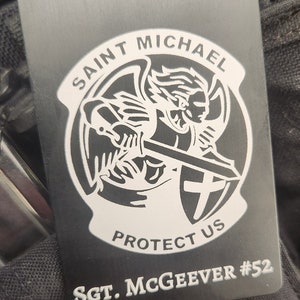 Personalized Metal Miranda Rights Card for Police Officers - Thick Best ...