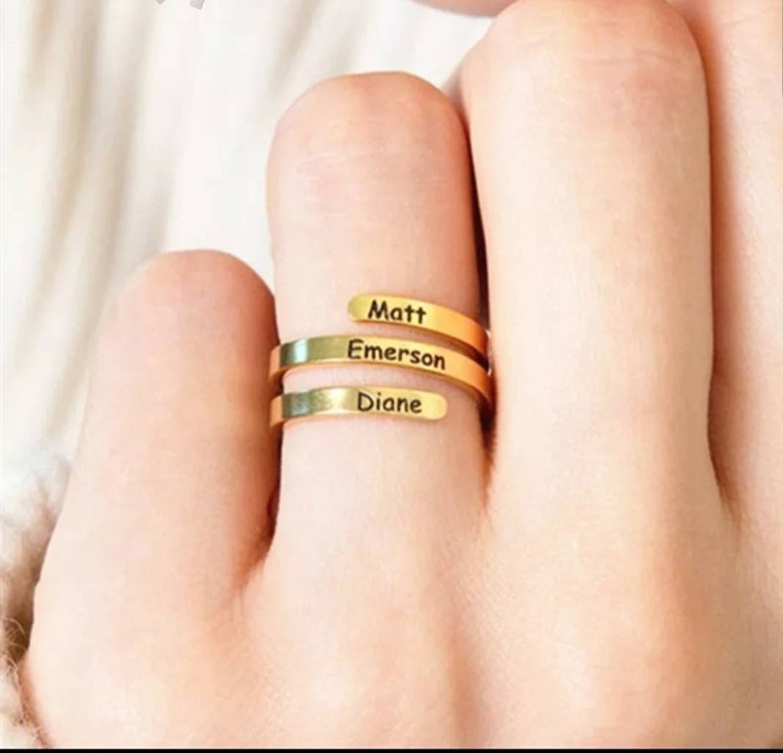 Family Ring Custom Name Ring Personalized Jewelry Mother | Etsy
