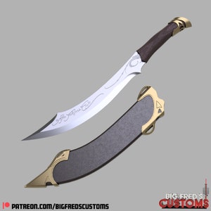 Aragorn's Elven Hunting Knife (the Lord of the Rings) STL (download) - Etsy
