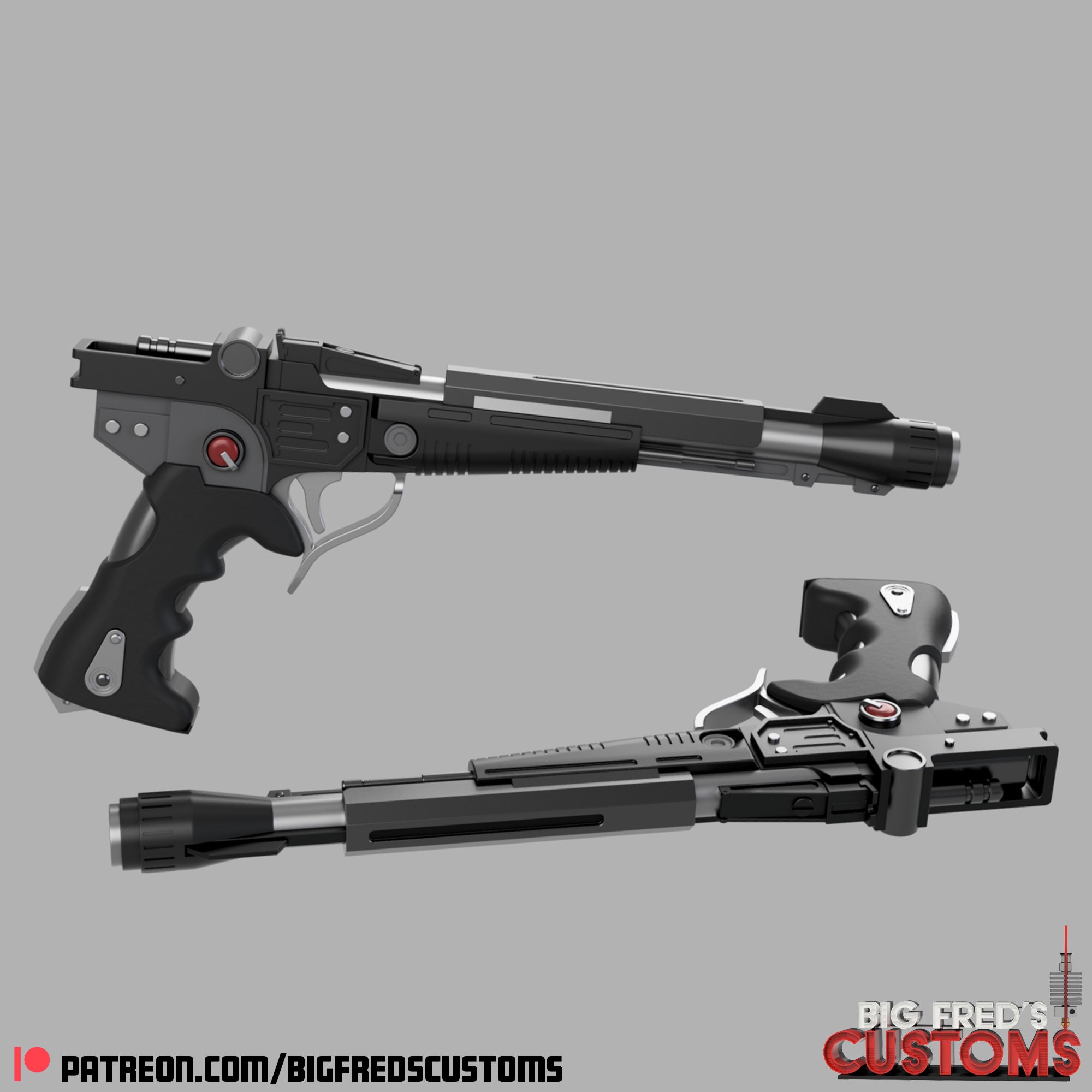 The Mandalorian's New Blasters/ Imperial Commando Blaster - Etsy UK