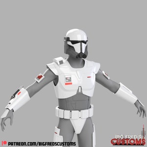 Imperial Super Commando Armor Set (beskar Stormtrooper) Stl (download ...