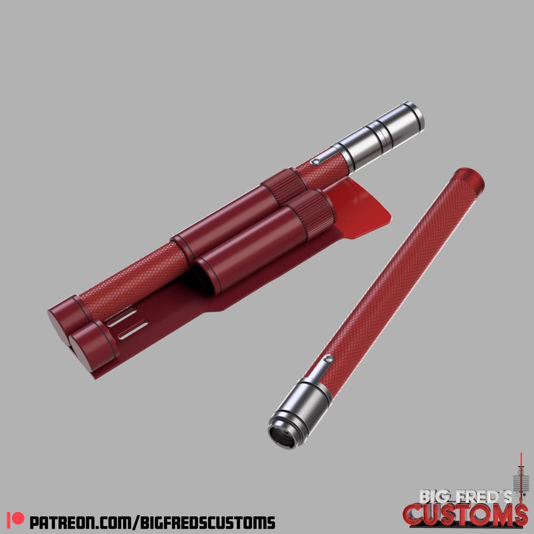 Daredevil Batons (daredevil Born Again) STL File (download) - Etsy