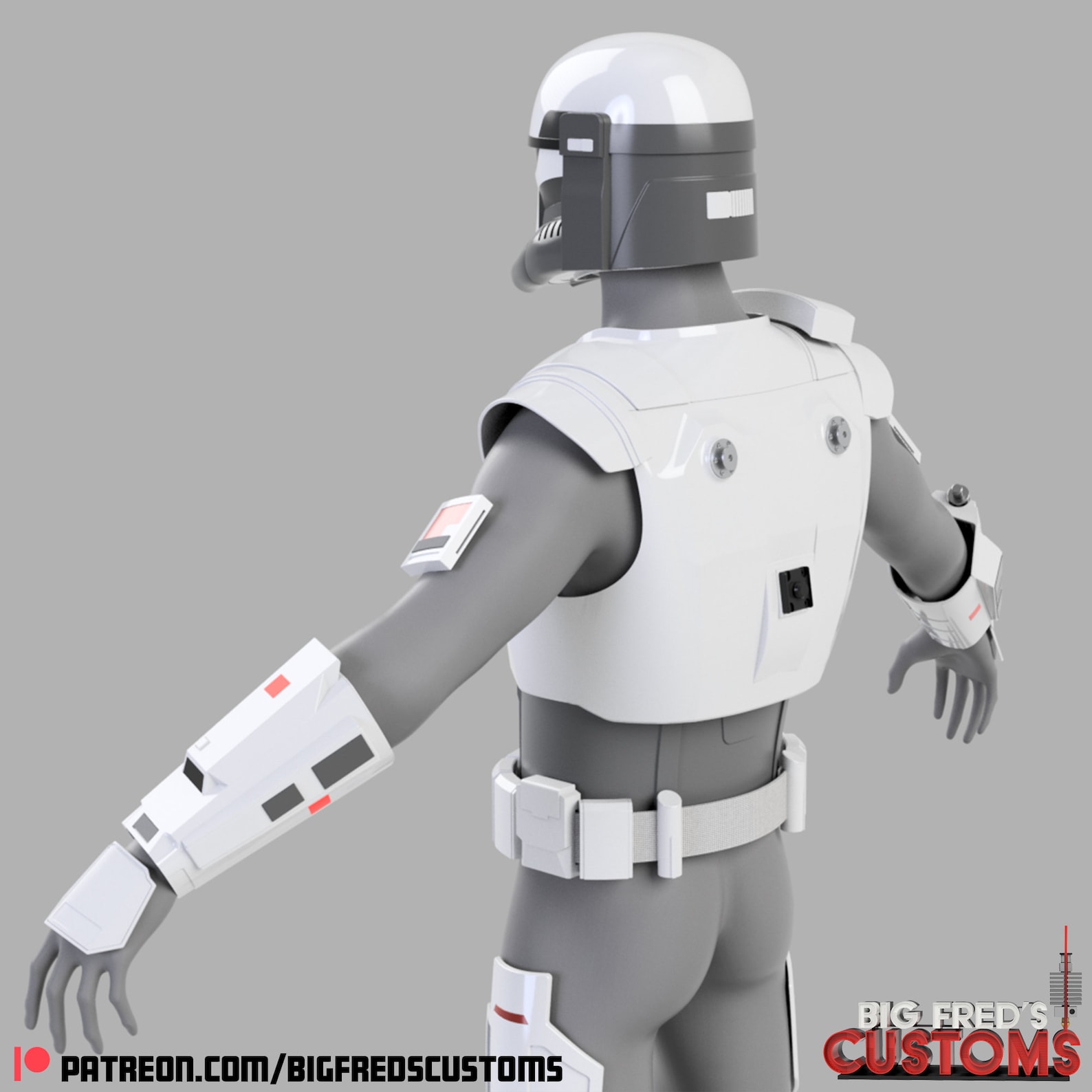 Imperial Super Commando Armor Set (beskar Stormtrooper) Stl (download ...