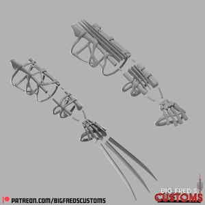 Adamantium Bone Claws (deadpool and Wolverine) STL (download) - Etsy Canada