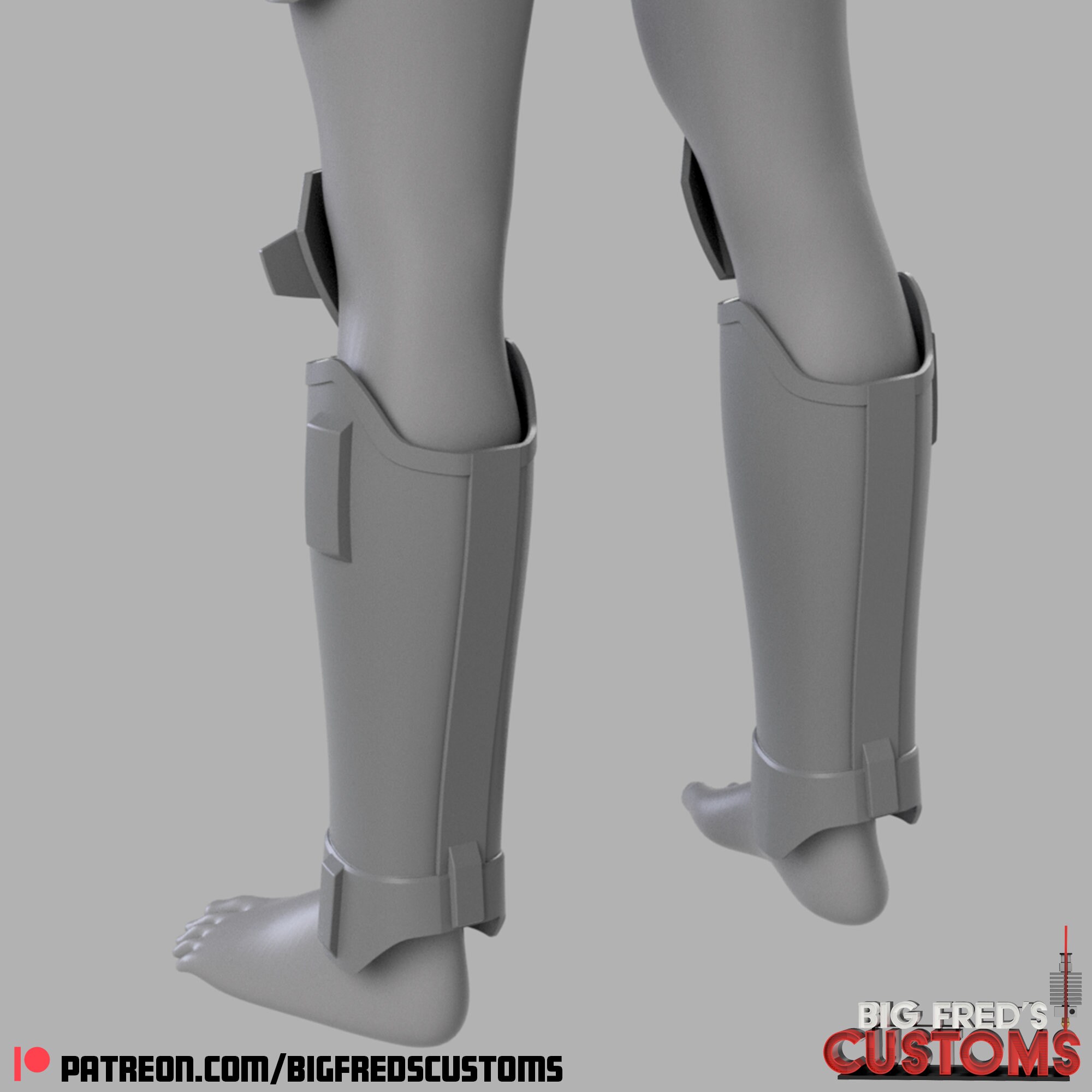 Imperial Super Commando Shin/ Knee Armor (beskar Stormtrooper) Stl ...