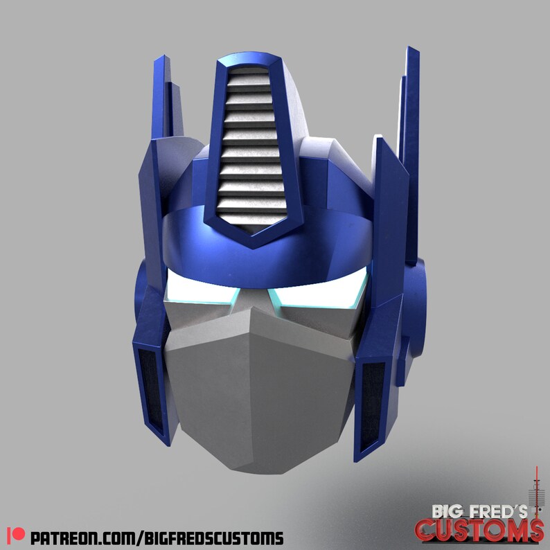 Optimus Prime G1 Helmet (transformers) Stl (download) - Etsy