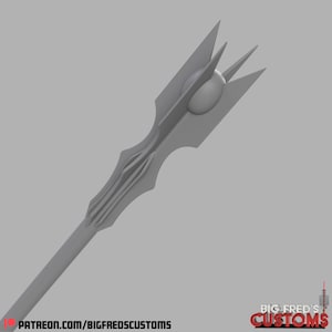 Saruman's Staff (the Lord of the Rings/ the Hobbit) STL (download) - Etsy