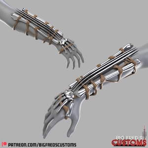 Adamantium Bone Claws (deadpool and Wolverine) STL (download) - Etsy