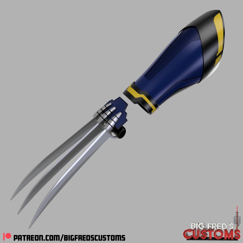 Wolverine Gauntlets and Claws (deadpool and Wolverine) STL (download ...