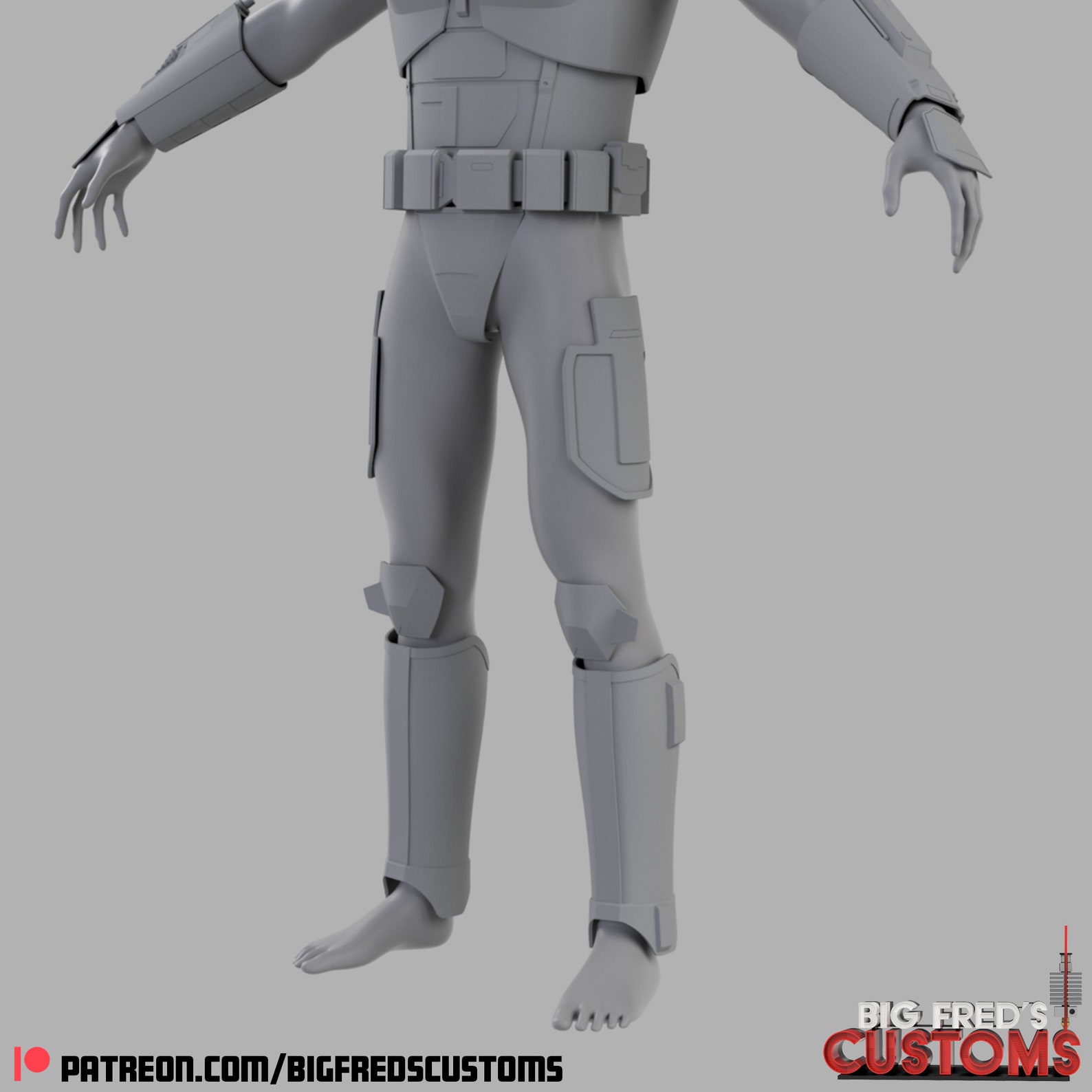 Imperial Super Commando Armor Set (beskar Stormtrooper) Stl (download ...