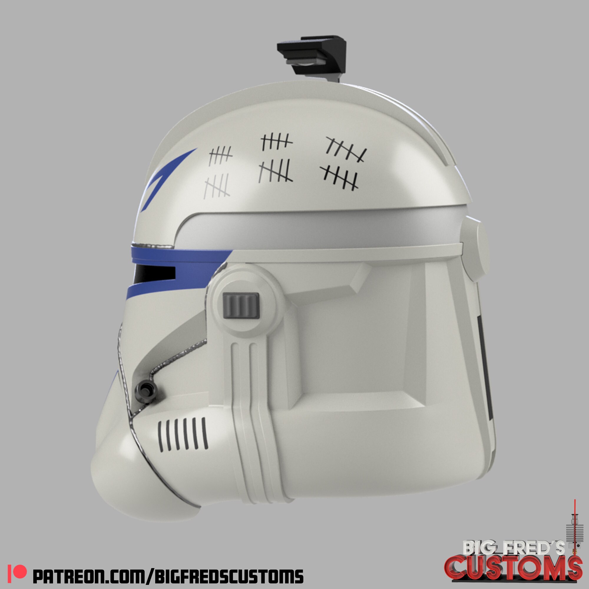 Captain Rex Phase 2 Clone Helmet (live Action Ahsoka) Stl (download) - Etsy