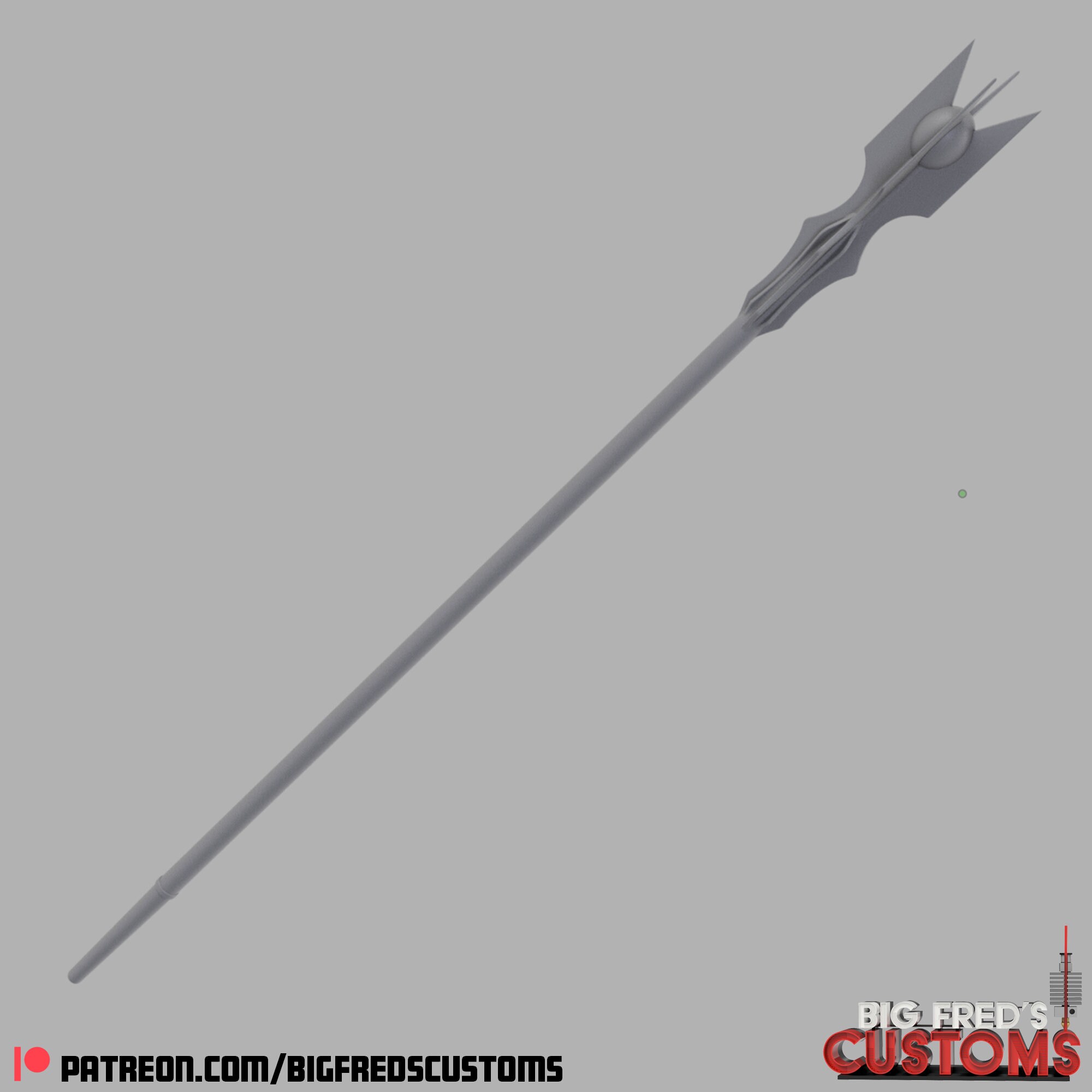 Saruman's Staff (the Lord of the Rings/ the Hobbit) STL (download) - Etsy