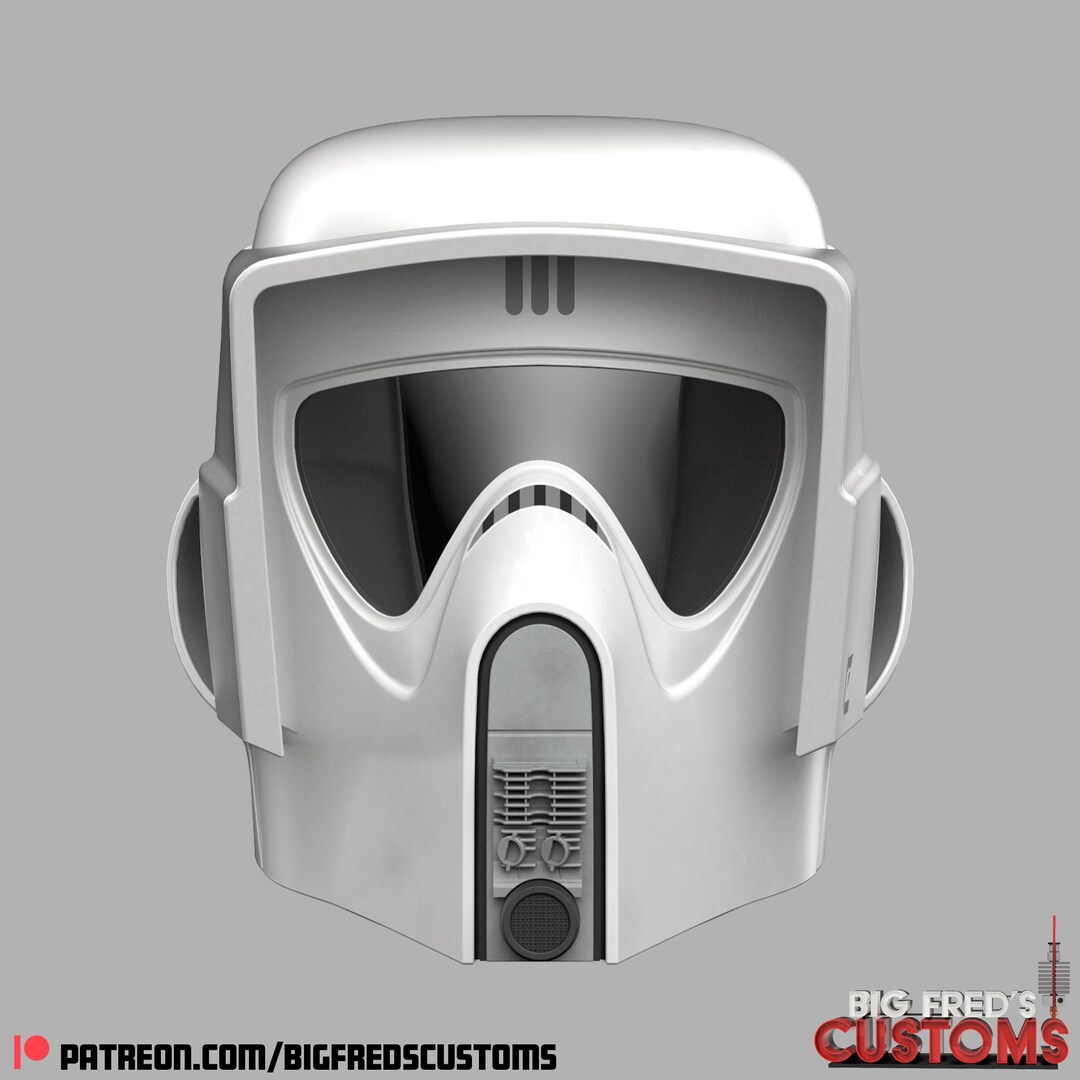 Imperial Biker Scout Trooper Helmet (star Wars) STL (download) - Etsy