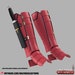 Deadpool Shin Guards (deadpool and Wolverine) STL (download) - Etsy