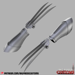 Wolverine Gauntlets and Claws (deadpool and Wolverine) STL (download ...