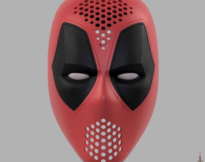 Deadpool Mask - Magnetic Faceshell - 3D Printed - Etsy