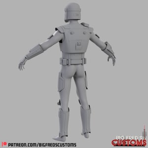 Imperial Super Commando Armor Set (beskar Stormtrooper) Stl (download ...
