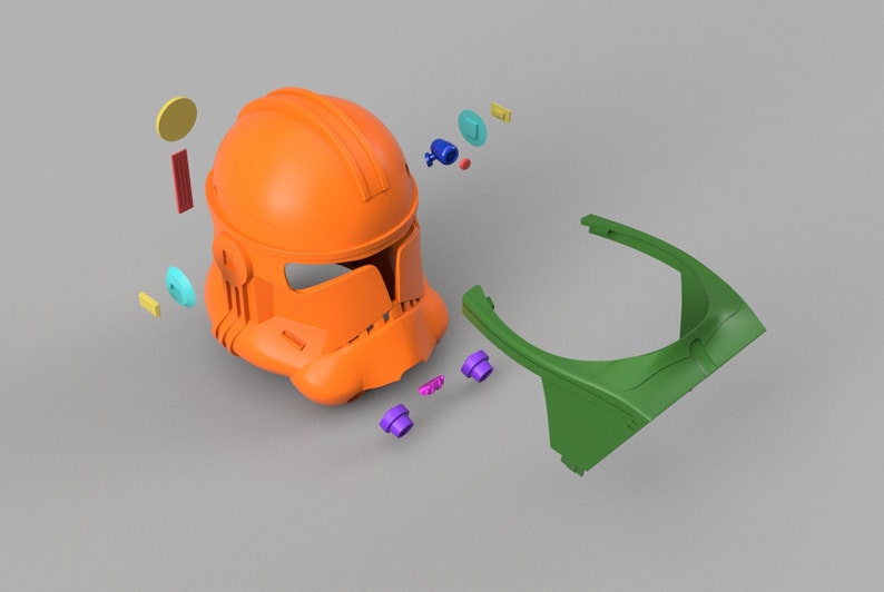 Commander Doom Helmet Stl the Clone Wars Star Wars | Etsy