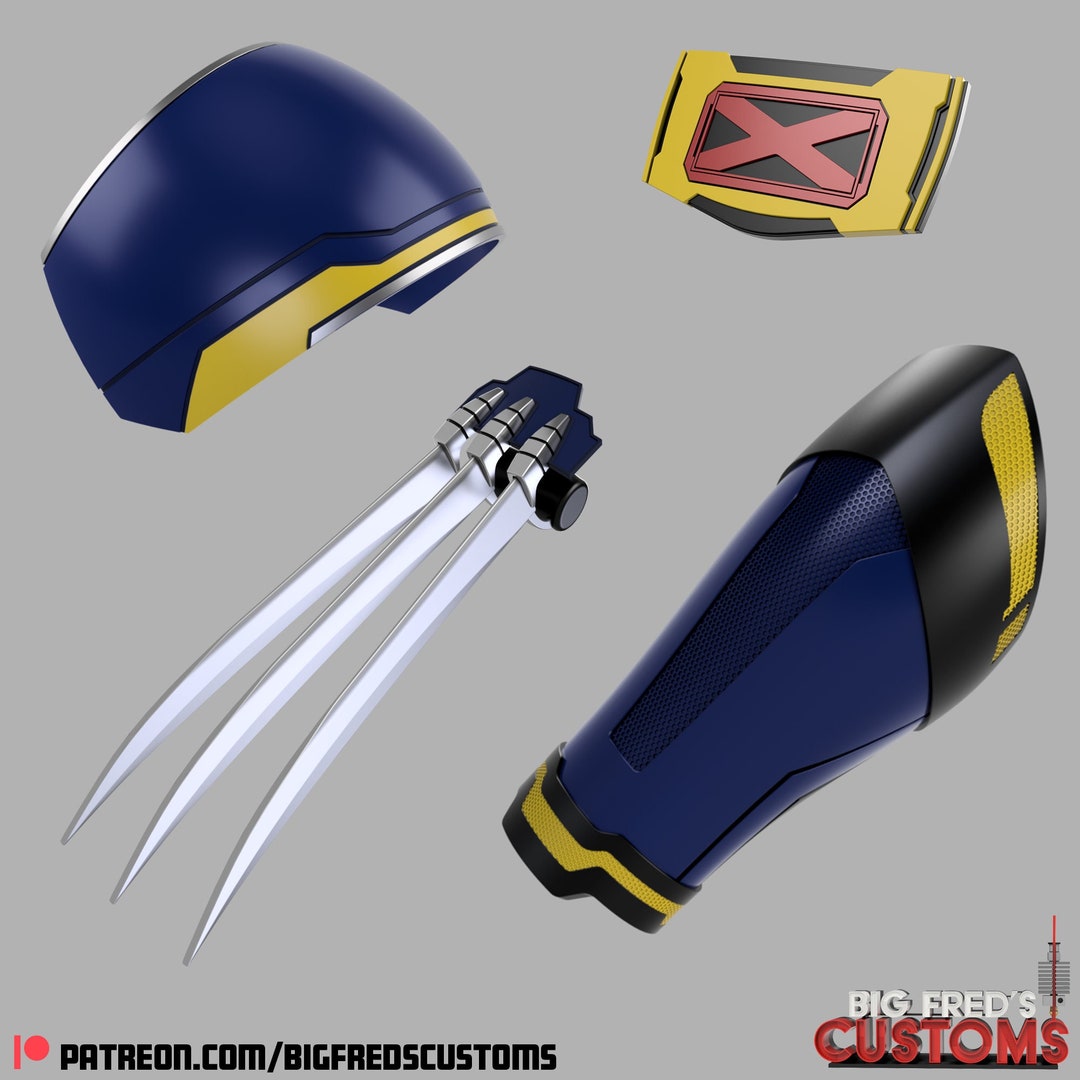 DP3 Wolverine Cosplay Kit STL (download) - Etsy