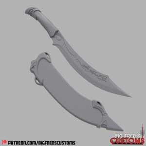 Aragorn's Elven Hunting Knife (the Lord of the Rings) STL (download) - Etsy