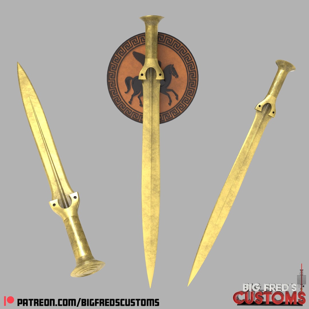Riptide Sword (percy Jackson and the Olympians) STL File (download) - Etsy