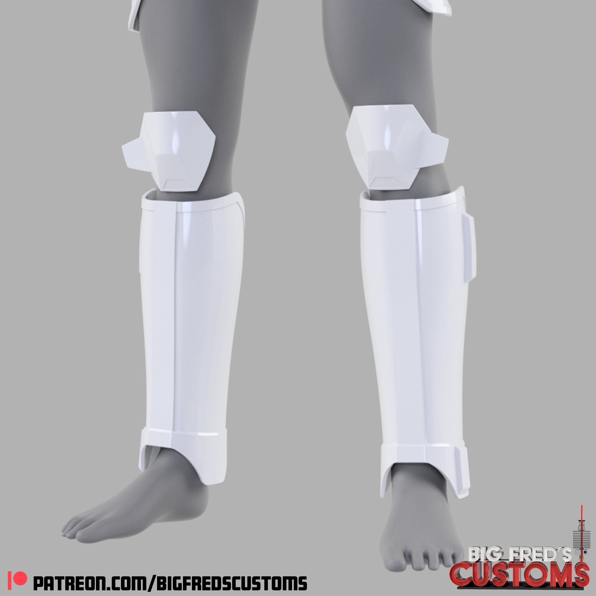 Imperial Super Commando Shin/ Knee Armor (beskar Stormtrooper) Stl ...