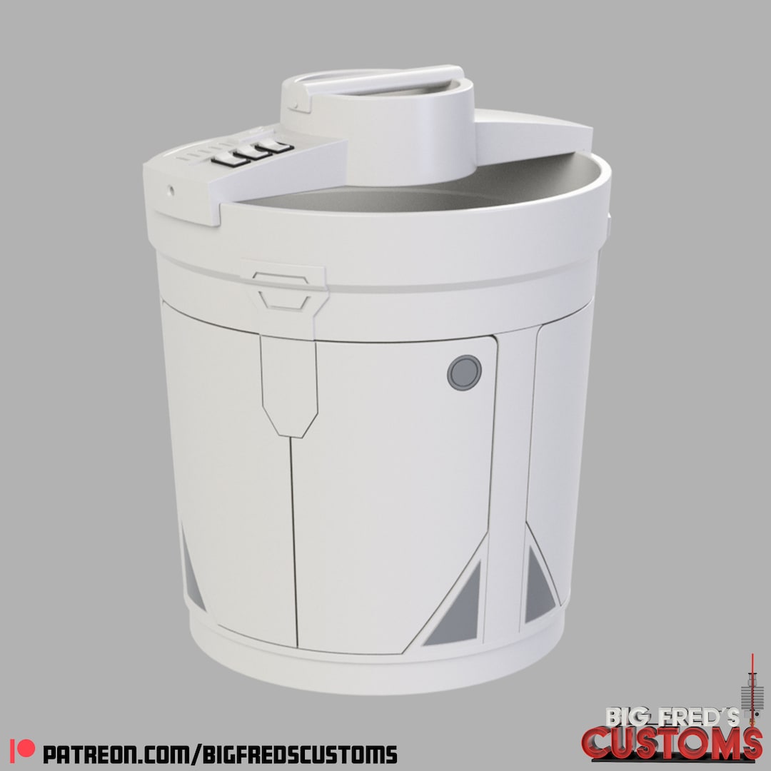 Camtono Trick-or-treat Bucket (the Mandalorian) STL (download) - Etsy