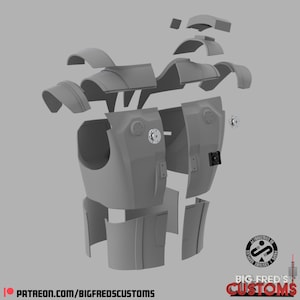 Imperial Super Commando Chest Armor (beskar Stormtrooper) Stl (download ...