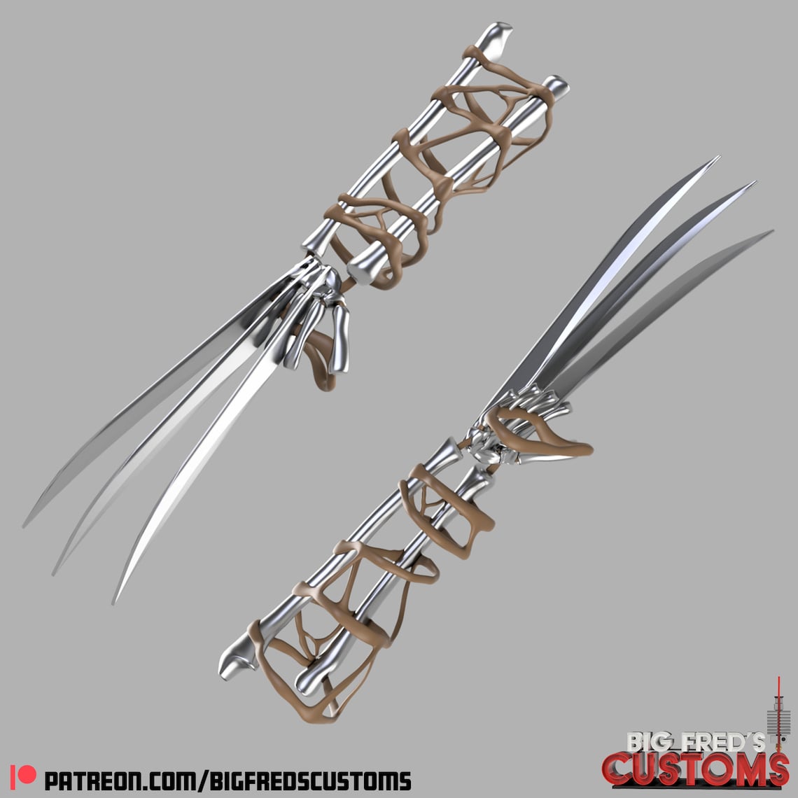 Adamantium Bone Claws (deadpool and Wolverine) STL (download) - Etsy