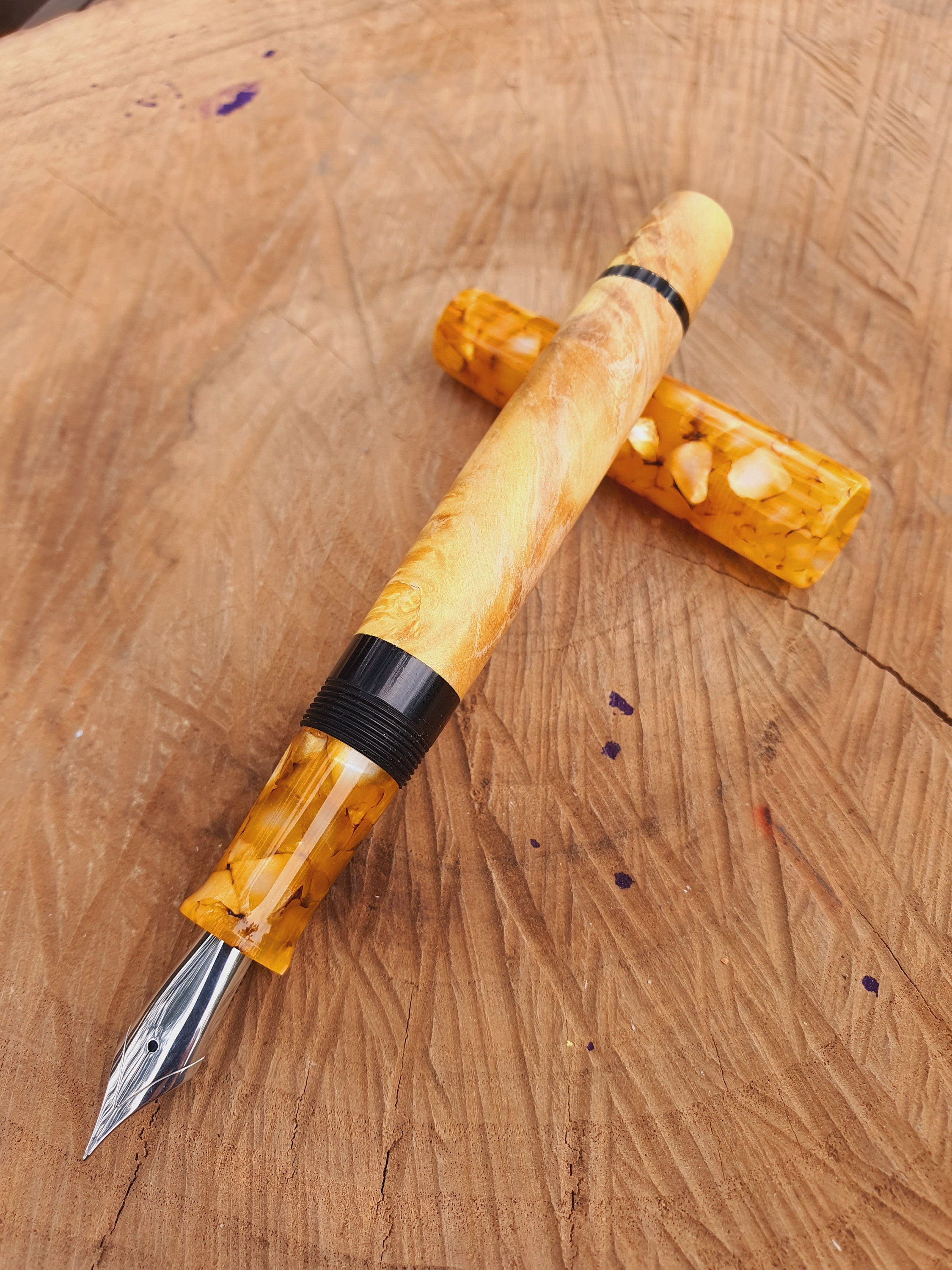 Handmade Fountain Pen, Bespoke Pen, Hand Crafted, Handmade, Pen ...