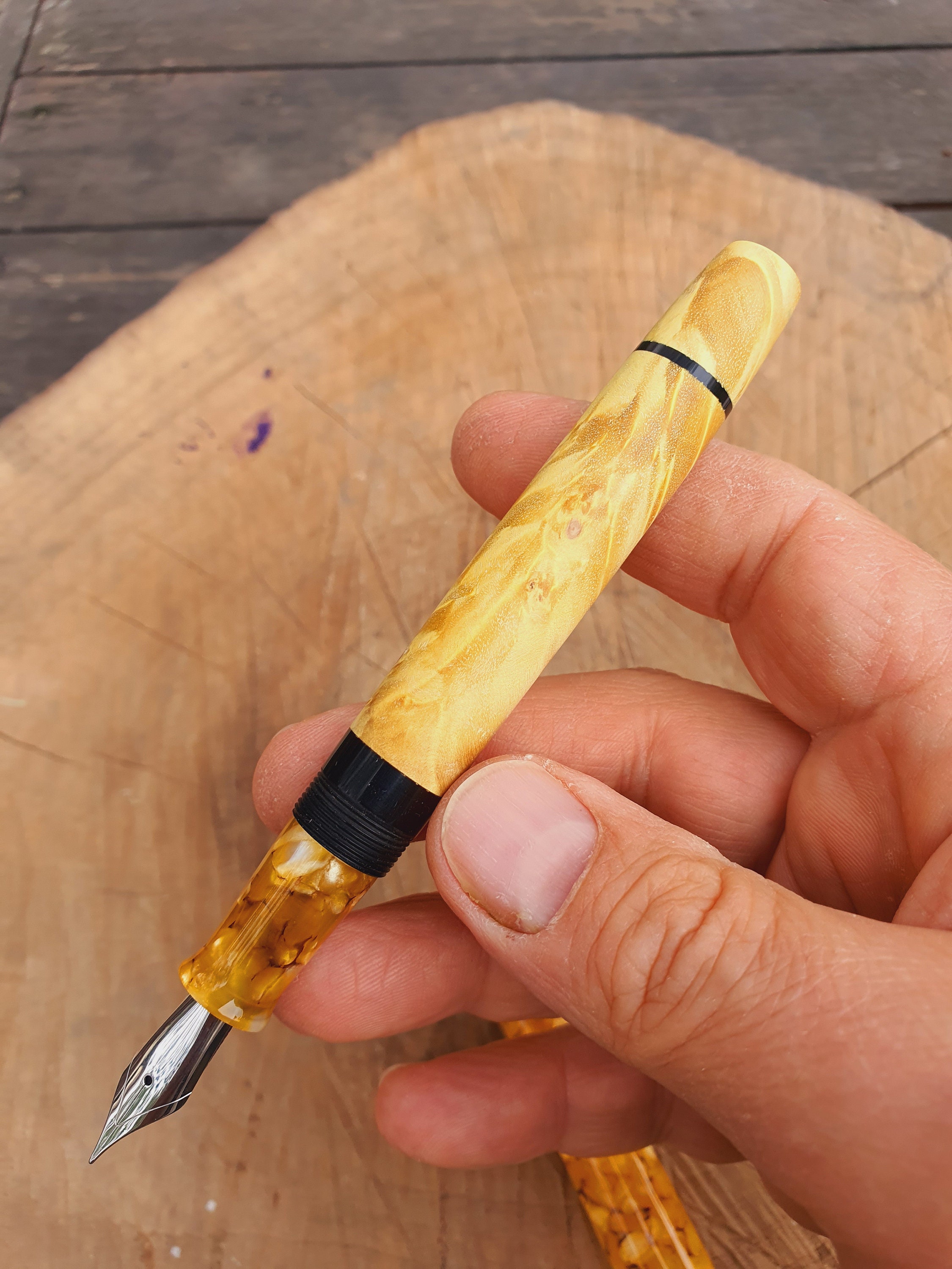 Handmade Fountain Pen, Bespoke Pen, Hand Crafted, Handmade, Pen ...