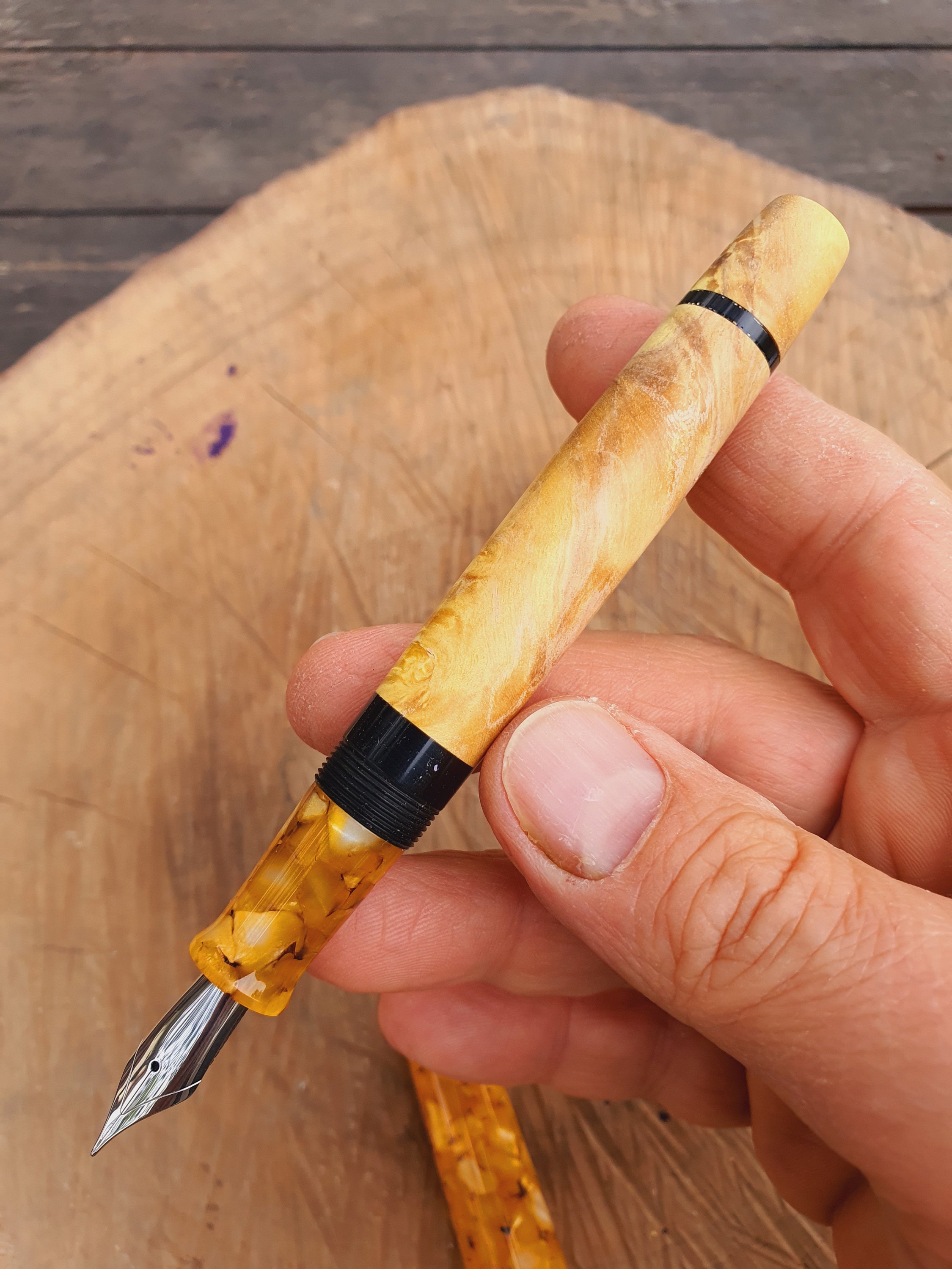 Handmade Fountain Pen, Bespoke Pen, Hand Crafted, Handmade, Pen ...
