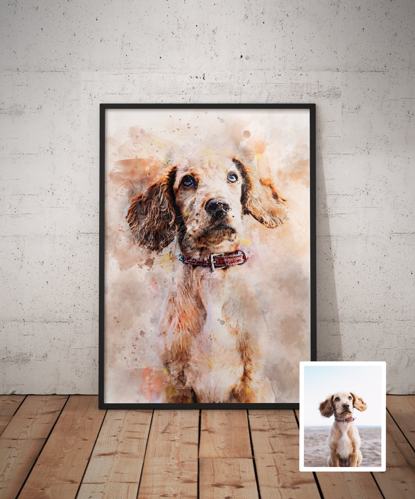 Custom Portrait, Gift Wedding Day Gift, Portrait From Photo ...