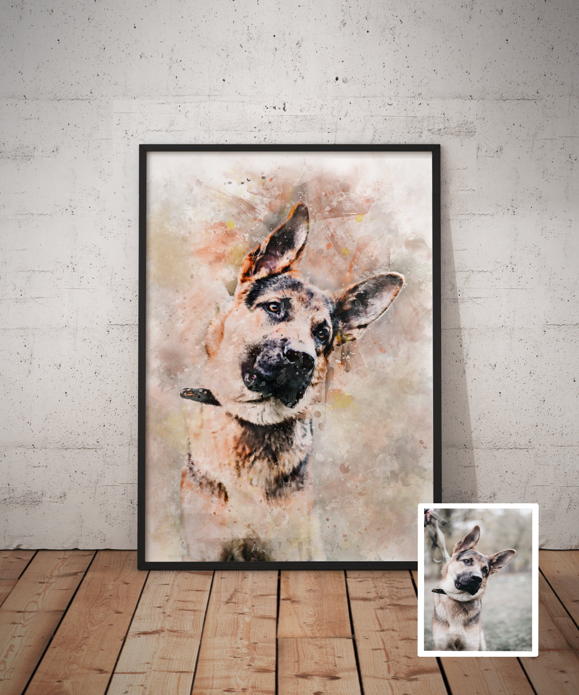 Custom Portrait, Gift Wedding Day Gift, Portrait From Photo ...