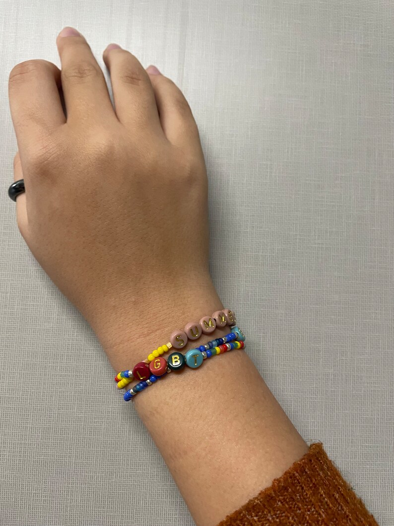 100% Completely Customizable Beaded Bracelet, Customizable Bracelet ...